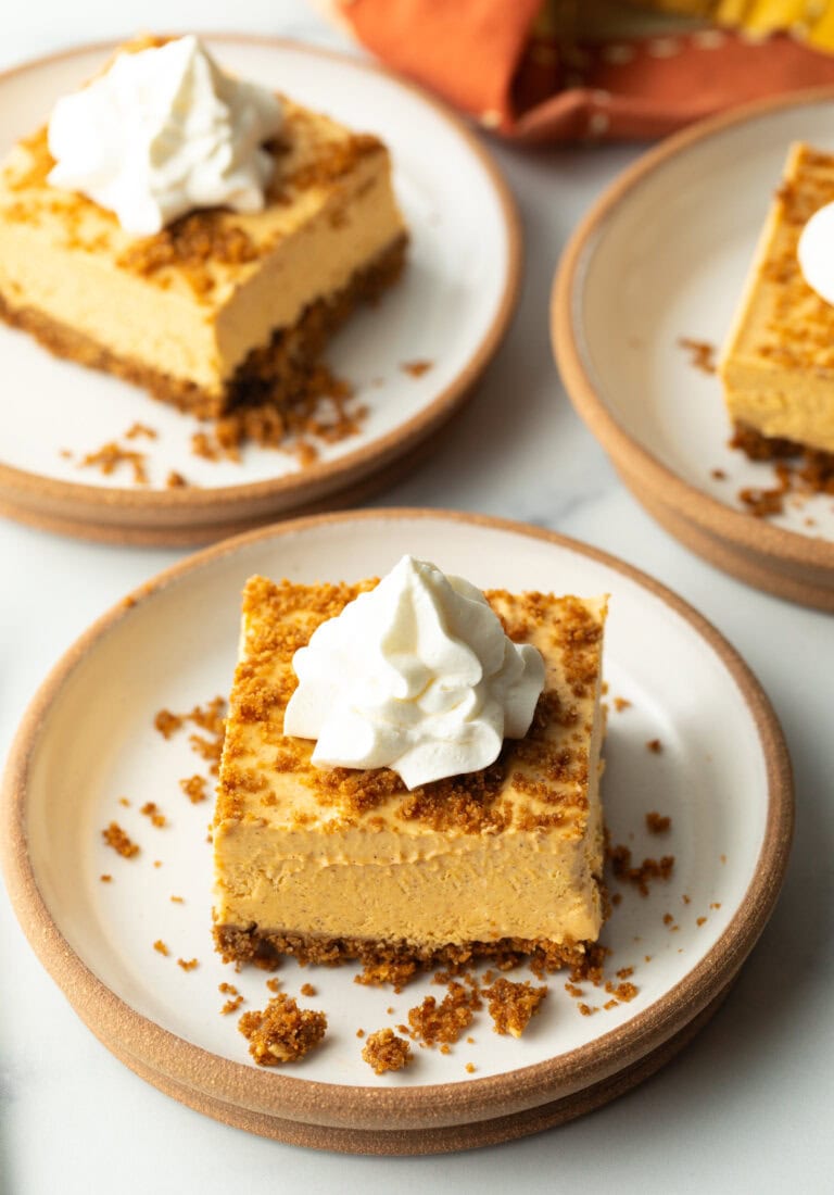 No Bake Pumpkin Cheesecake (9X13) - A Spicy Perspective