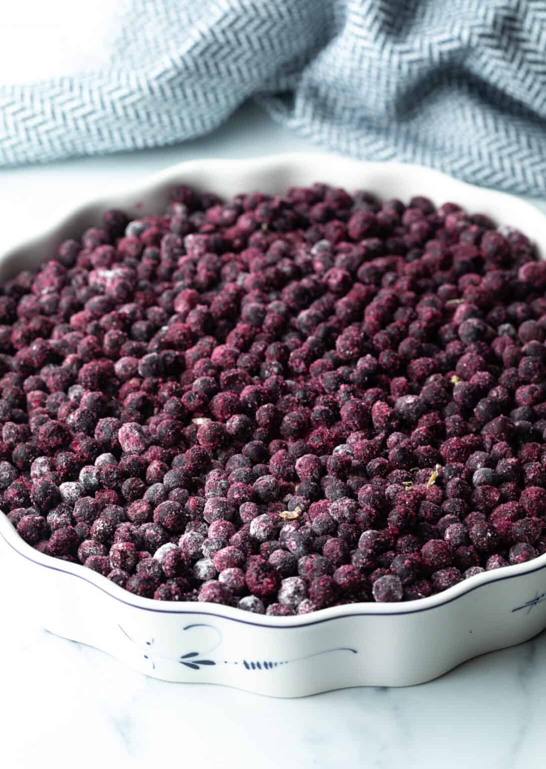 Blueberry Crisp Recipe (Blueberry Crumble) - A Spicy Perspective