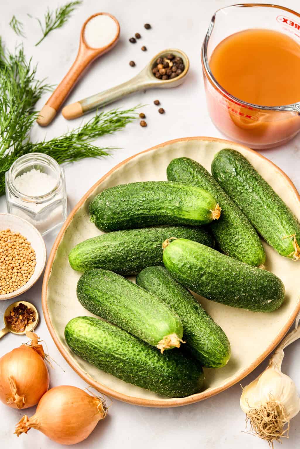 Refrigerator Pickles Recipe (Video) - A Spicy Perspective