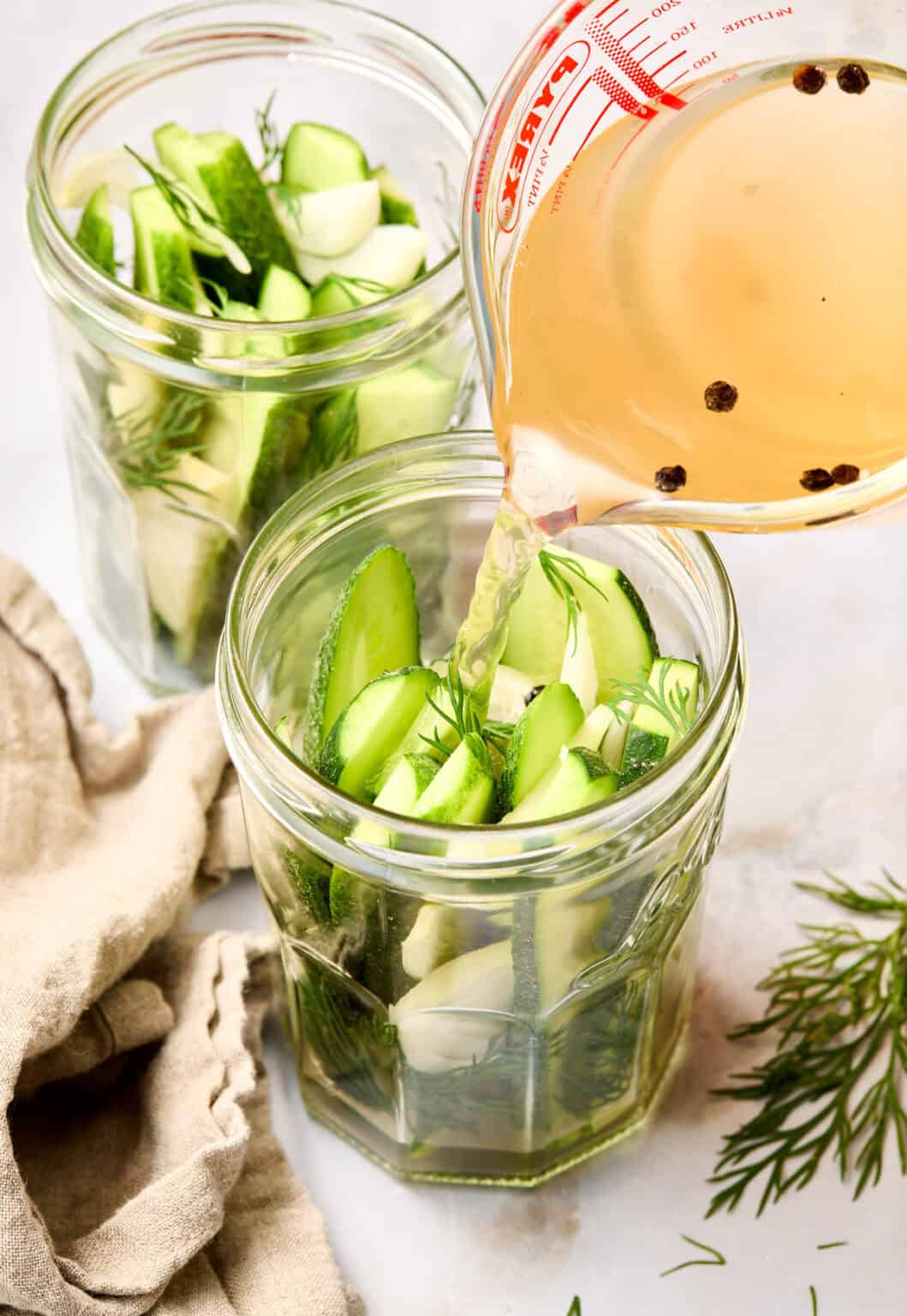 Refrigerator Pickles Recipe (Video) - A Spicy Perspective