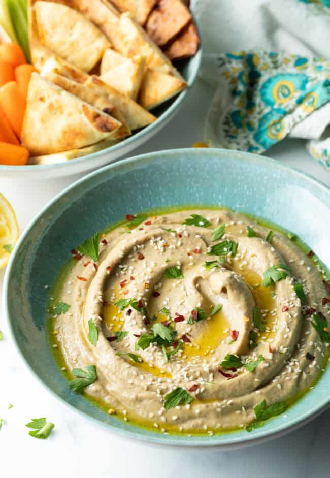 Creamy Eggplant Dip (Baba Ganoush) - A Spicy Perspective