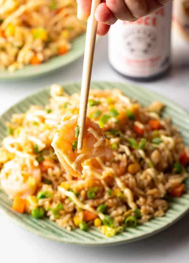 Shrimp Fried Rice Recipe (VIDEO) - A Spicy Perspective
