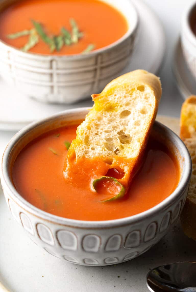 Easy Tomato Soup Recipe + VIDEO - A Spicy Perspective
