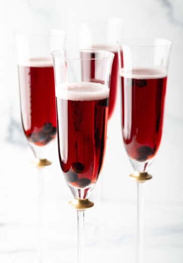 Kir Royale Cocktail (2-Ingredients) - A Spicy Perspective