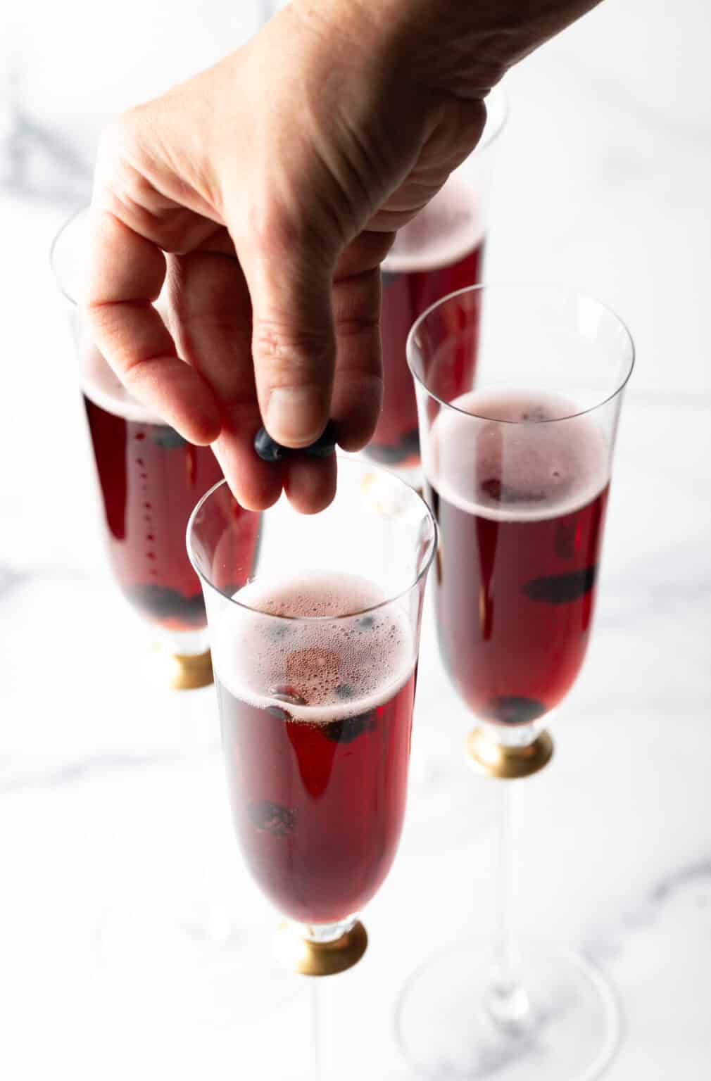 Kir Royale Cocktail (2-Ingredients) - A Spicy Perspective