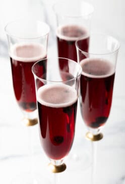 Kir Royale Cocktail (2-Ingredients) - A Spicy Perspective