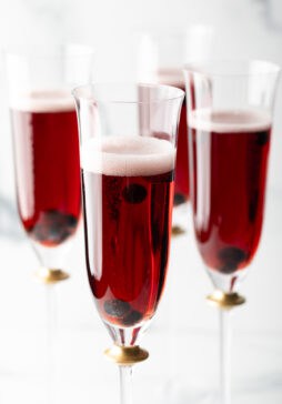 Kir Royale Cocktail (2-Ingredients) - A Spicy Perspective