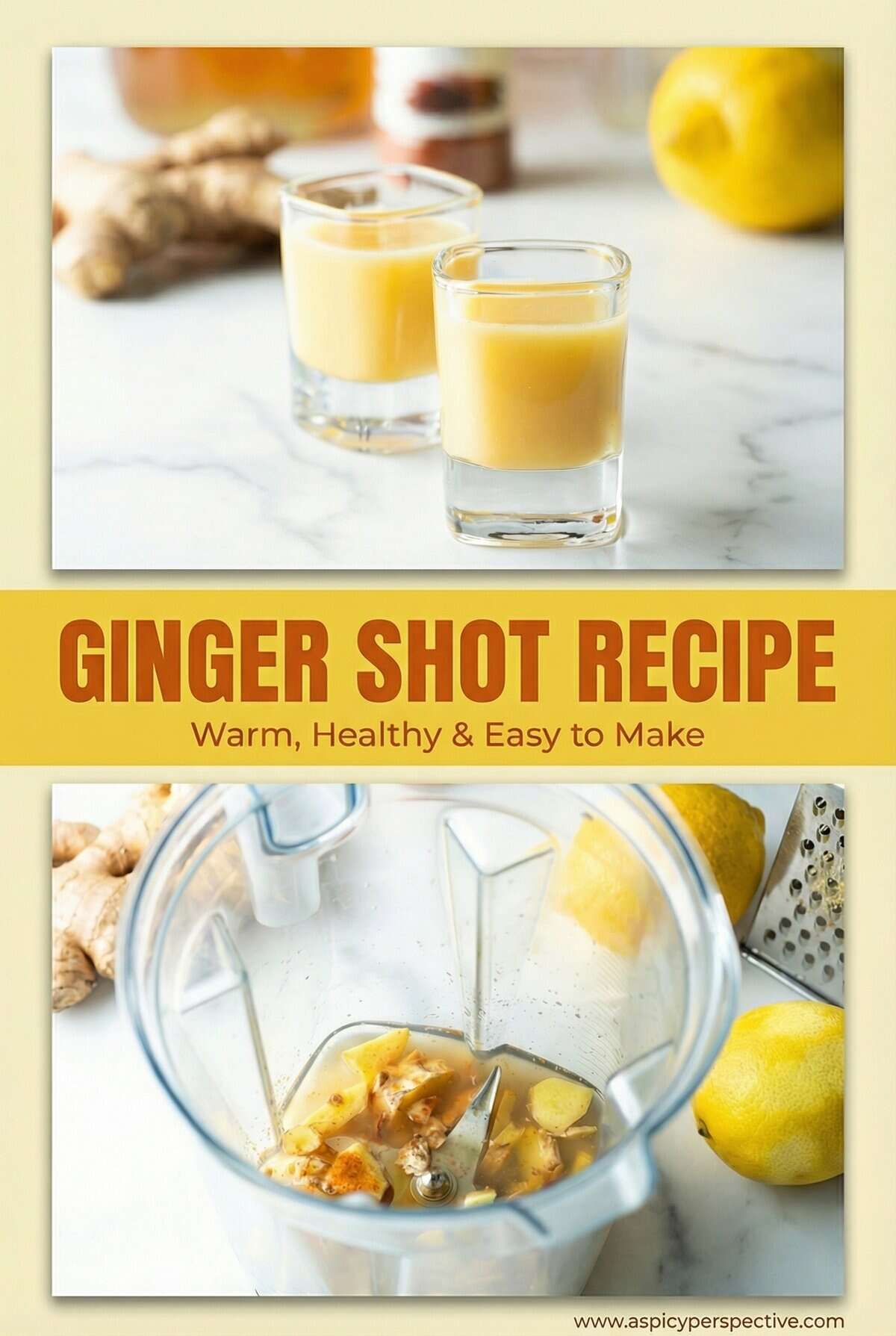 Ginger Shot Recipe - A Spicy Perspective
