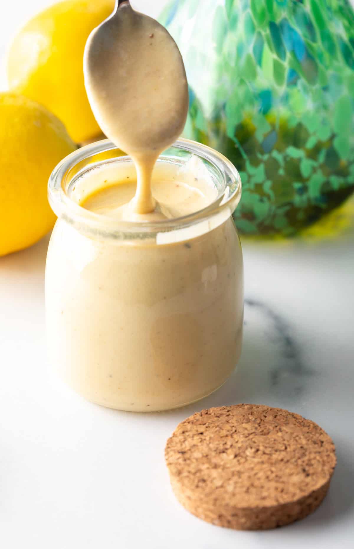 Creamy Tahini Dressing Recipe (Dairy-Free) - A Spicy Perspective
