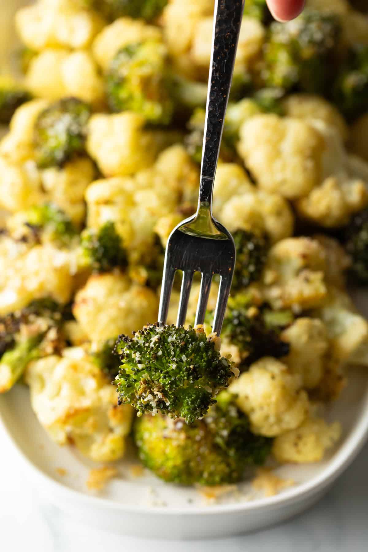 Roasted Broccoli and Cauliflower Recipe (VIDEO) - A Spicy Perspective