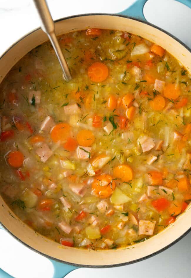 Ham and Cabbage Soup - A Spicy Perspective