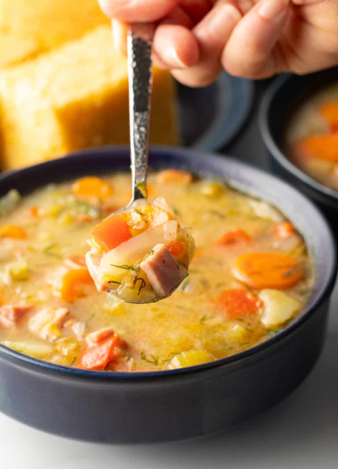 Ham and Cabbage Soup - A Spicy Perspective