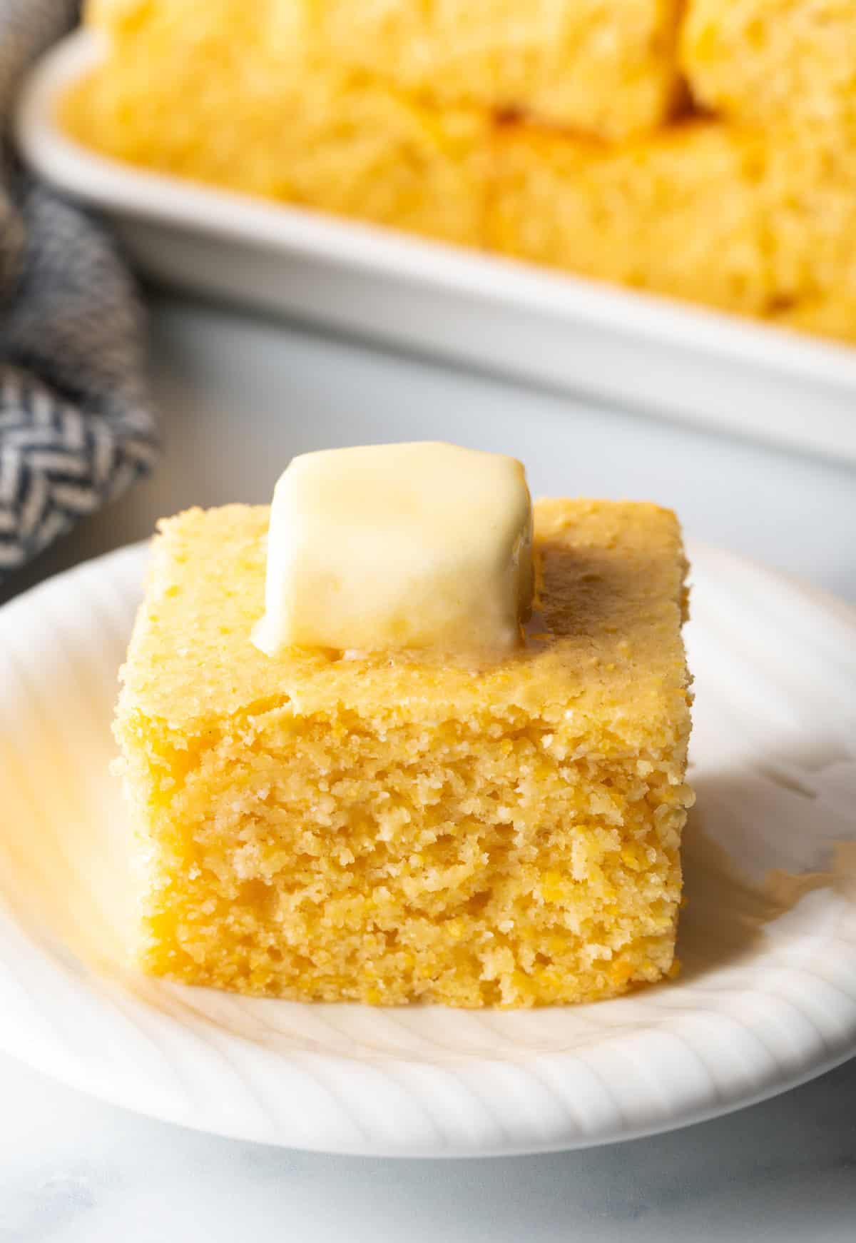 Homemade Sweet Cornbread Recipe (VIDEO) - A Spicy Perspective