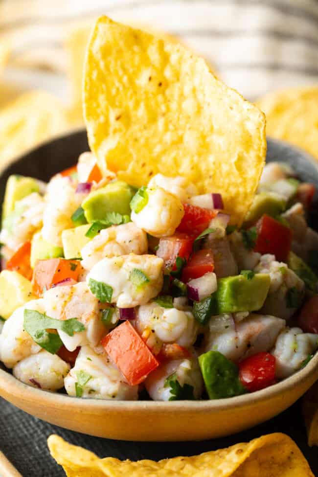How to Make Shrimp Ceviche (Recipe + VIDEO) - A Spicy Perspective