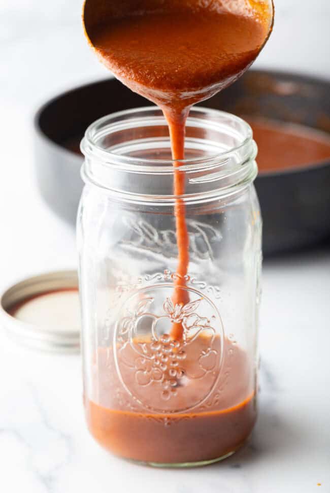 Homemade Red Enchilada Sauce Recipe + VIDEO - A Spicy Perspective
