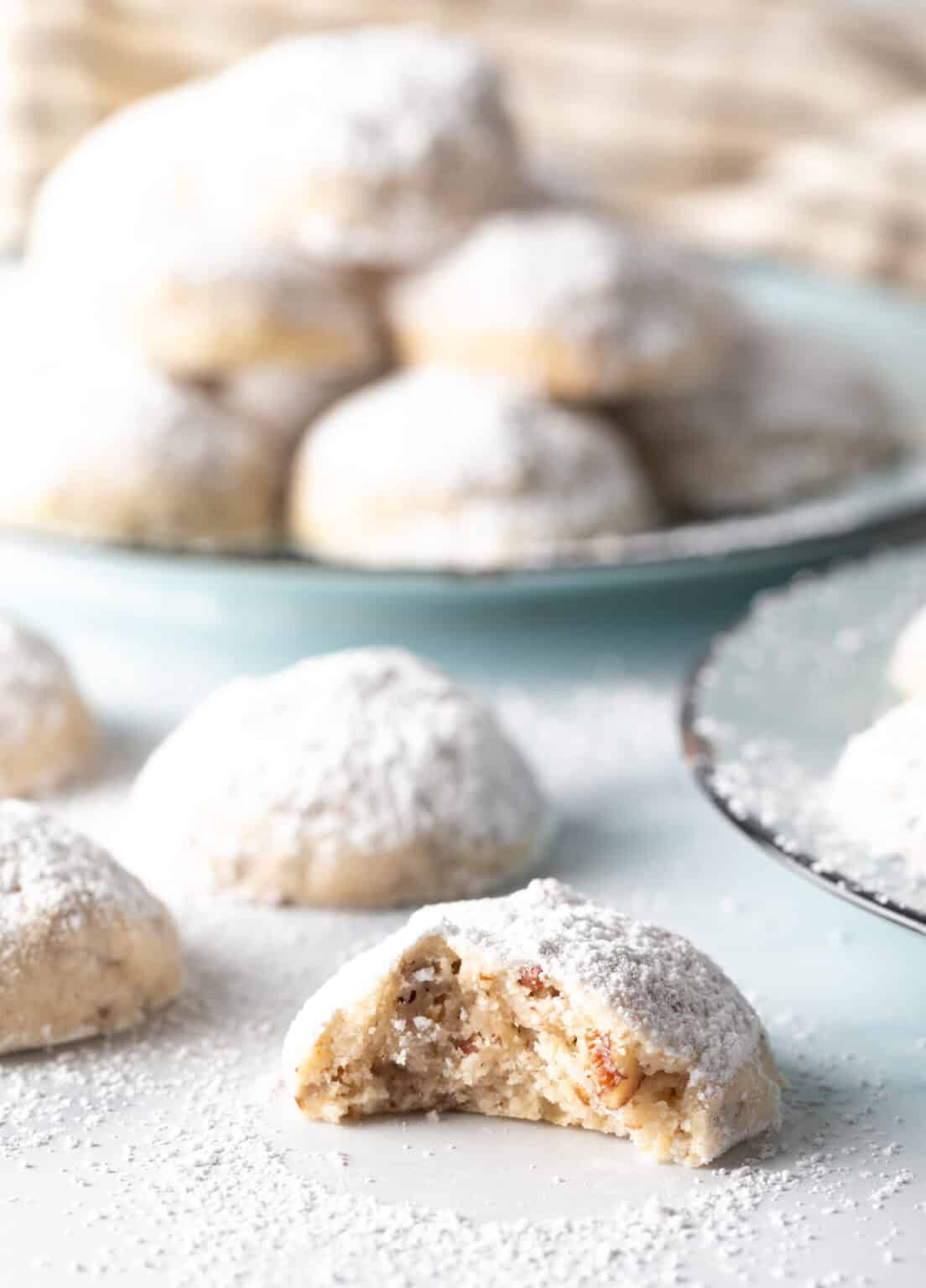 Russian Tea Cakes (Snowball Cookie Recipe) - A Spicy Perspective