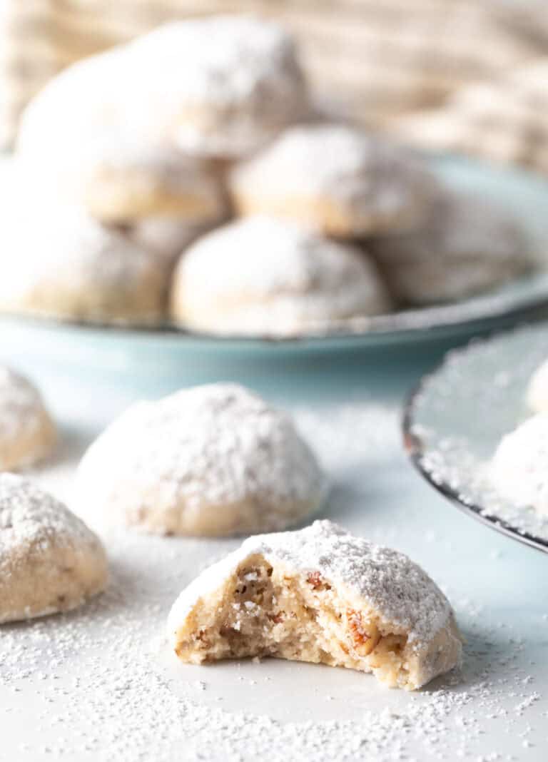 Russian Tea Cakes (Snowball Cookie Recipe) - A Spicy Perspective