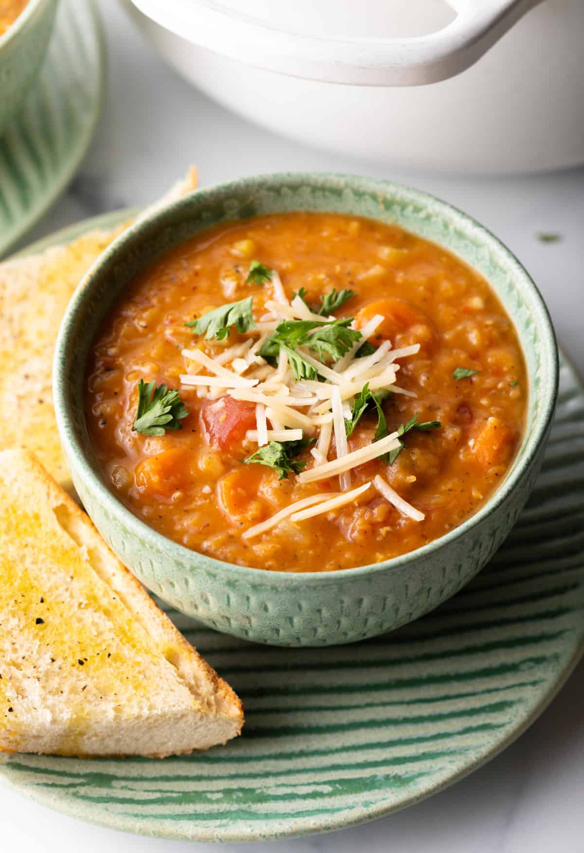 Rustic Red Lentil Soup - A Spicy Perspective