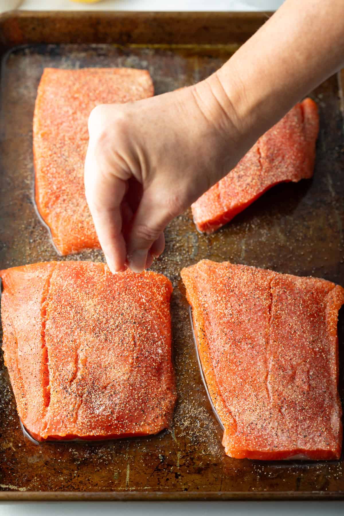 Salmon Cooked In Oven (Recipe + VIDEO) - A Spicy Perspective