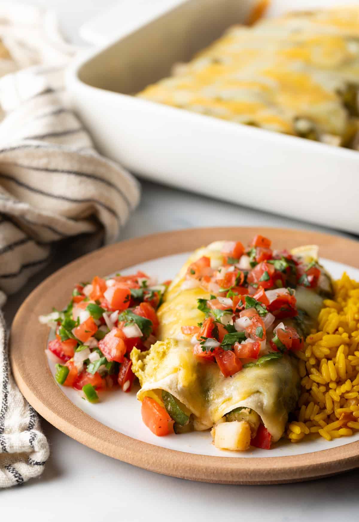Veggie Enchiladas Recipe (Vegetarian) - A Spicy Perspective