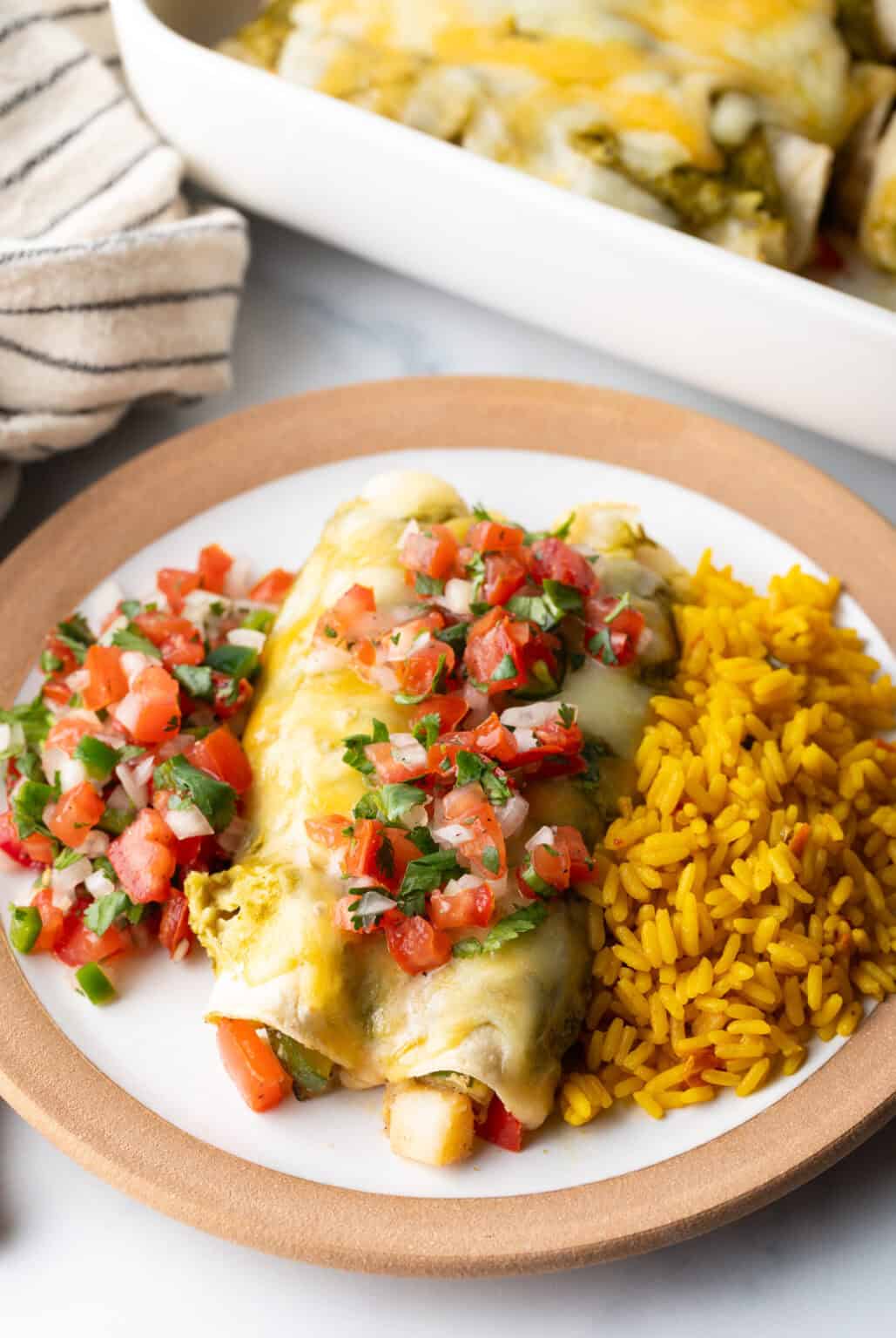 Veggie Enchiladas Recipe (Vegetarian) - A Spicy Perspective