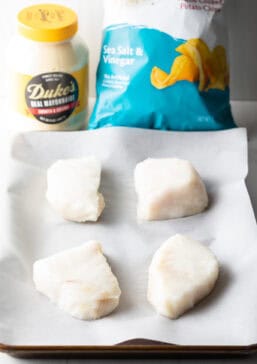 Baked Fish with Potato Chip Crust - A Spicy Perspective