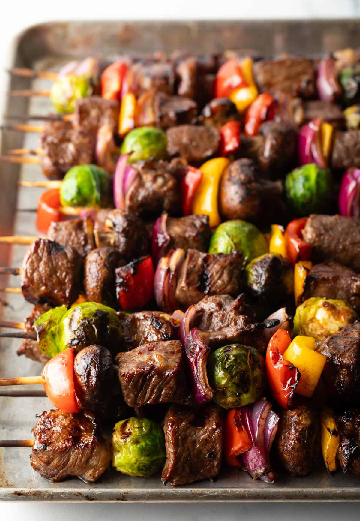 Grilled Beef Kabobs with Marinade (VIDEO) - A Spicy Perspective