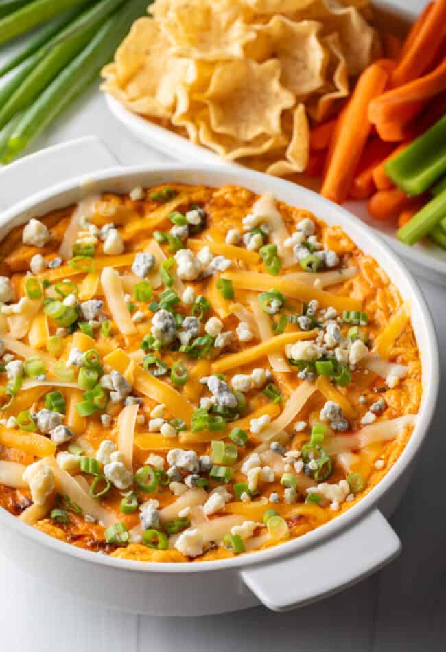 Chicken Wing Dip Recipe (VIDEO) - A Spicy Perspective