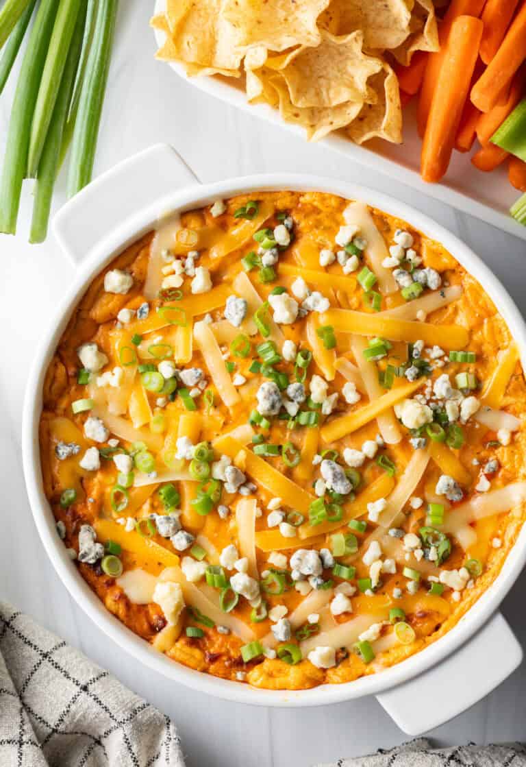 Chicken Wing Dip Recipe (VIDEO) - A Spicy Perspective