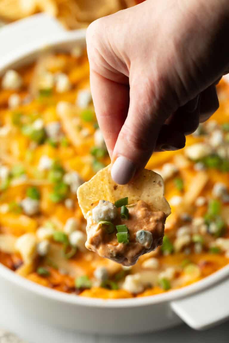 Chicken Wing Dip Recipe (VIDEO) - A Spicy Perspective