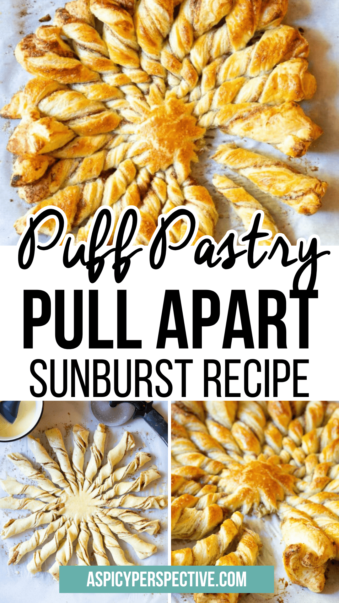 Puff Pastry Pull Apart Bread - A Spicy Perspective