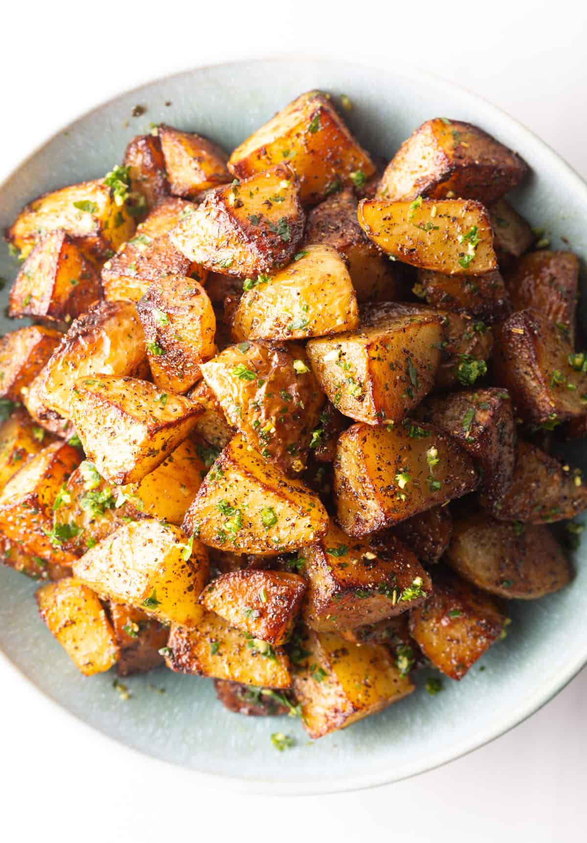 Crispy Golden Potatoes with Gremolata - A Spicy Perspective