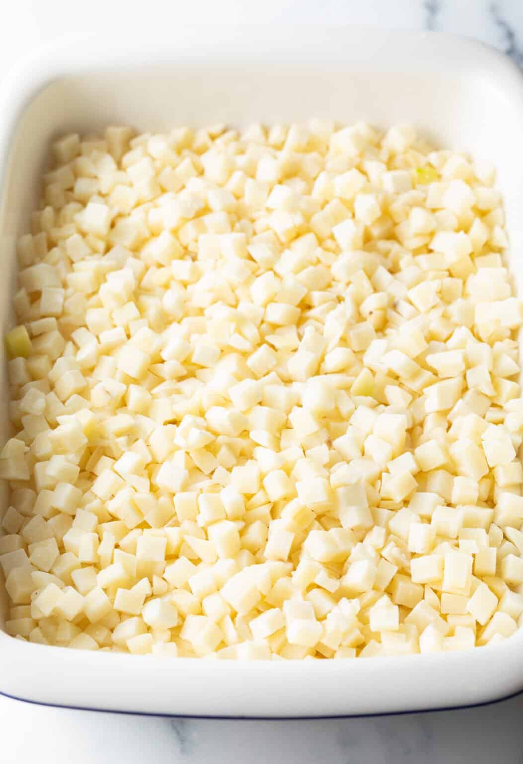 Ham and Potato Casserole (Dump and Bake) - A Spicy Perspective