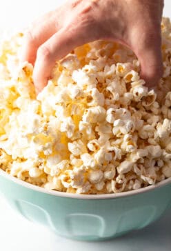 The Easiest Stovetop Popcorn (with Ghee!) - A Spicy Perspective