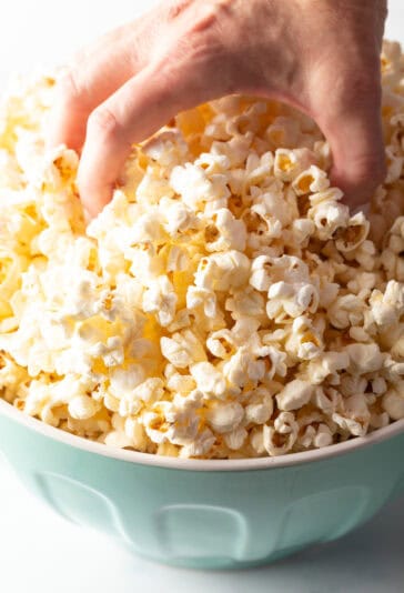 The Easiest Stovetop Popcorn (with Ghee!) - A Spicy Perspective