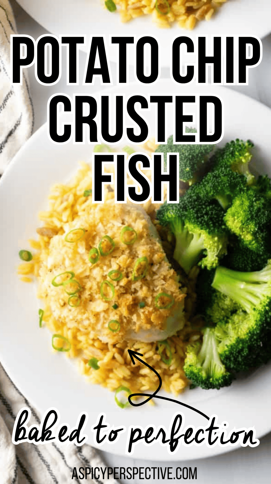 Baked Fish with Potato Chip Crust - A Spicy Perspective