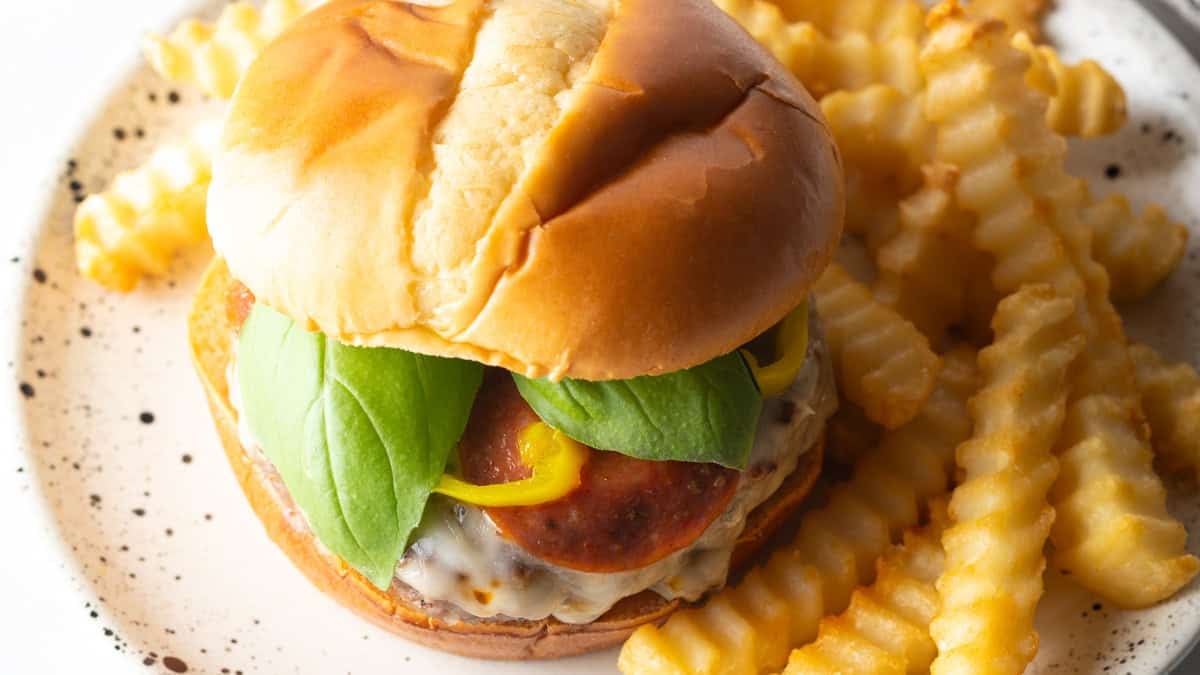 Pizza Burger Recipe (with Pepperoni and Cheese) - A Spicy Perspective