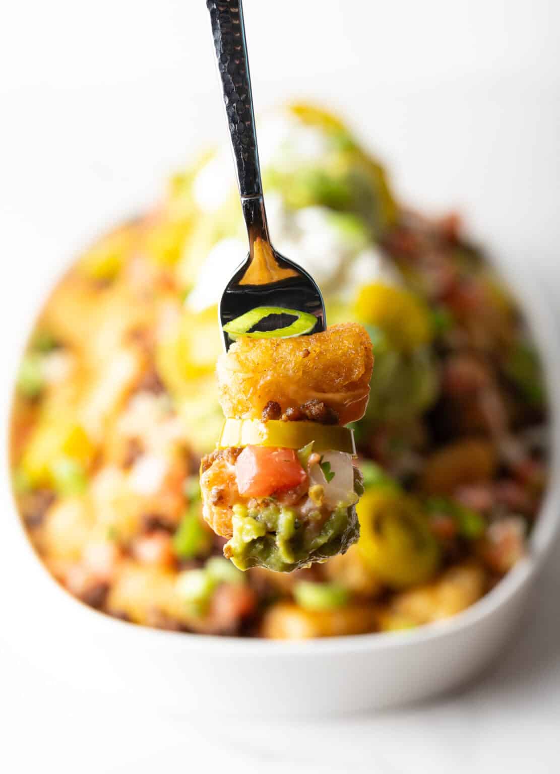 Loaded Tater Tots (Totchos) - A Spicy Perspective
