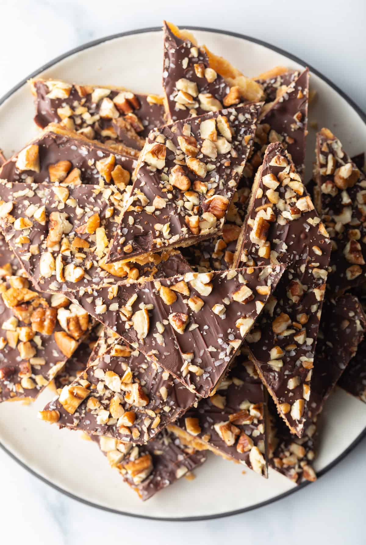 Saltine Cracker Toffee (AKA Christmas Crack) - A Spicy Perspective