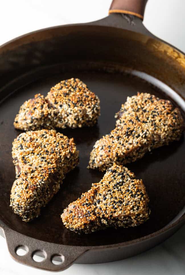 Fool-Proof Seared Ahi Tuna (Yellowfin) - A Spicy Perspective