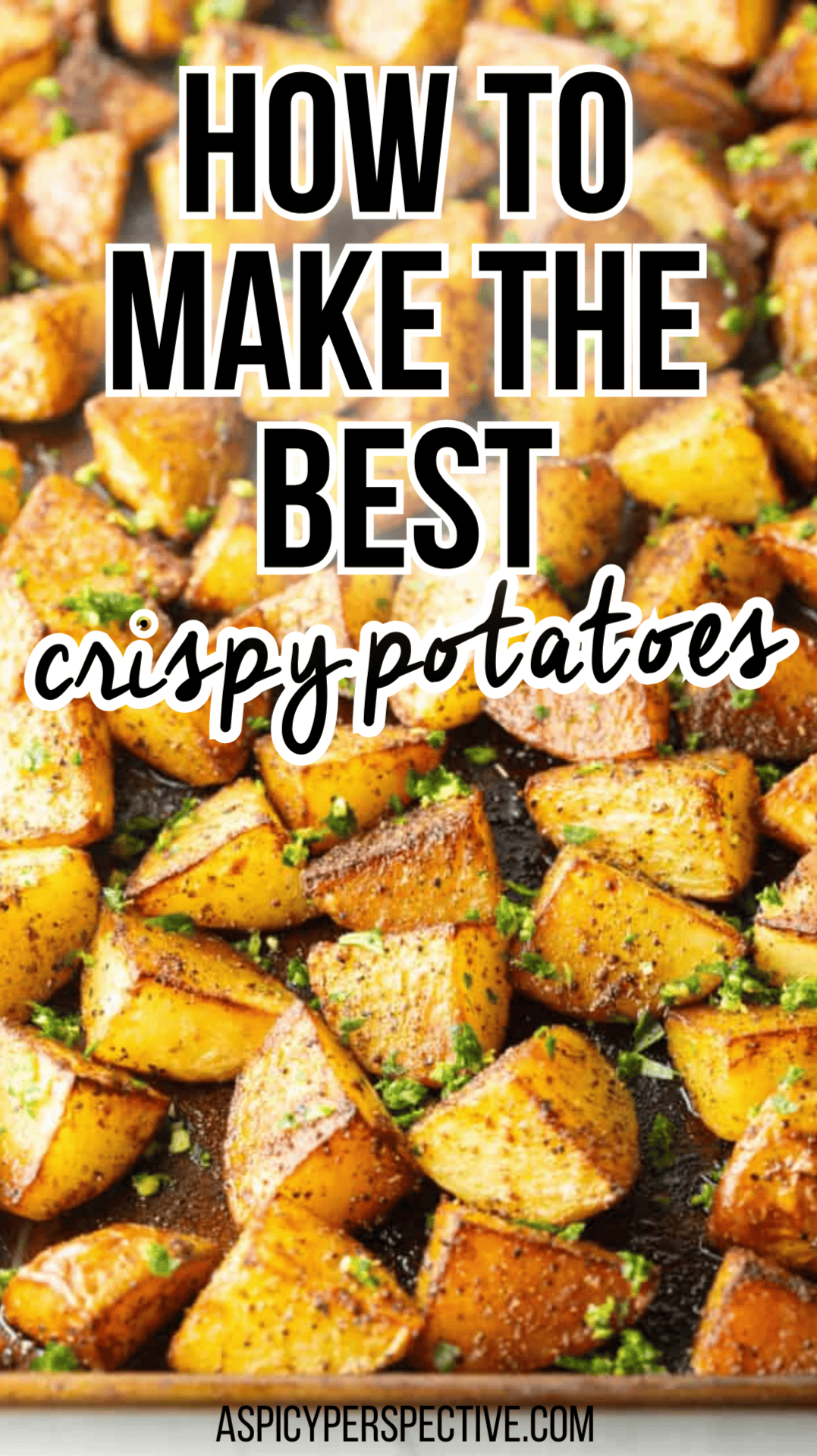 Crispy Golden Potatoes with Gremolata - A Spicy Perspective