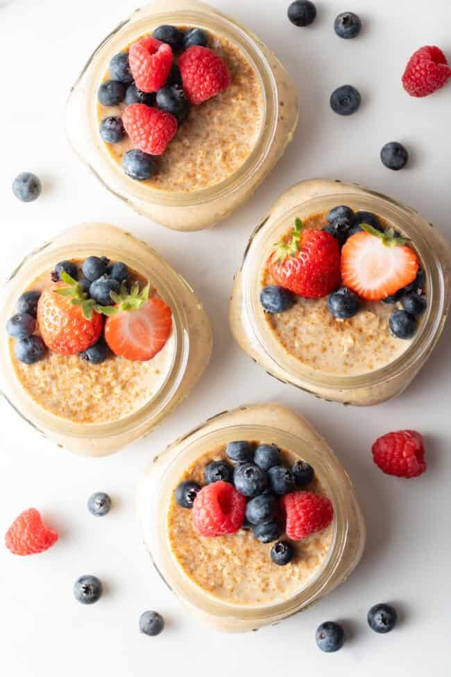 High Protein Overnight Oats - A Spicy Perspective