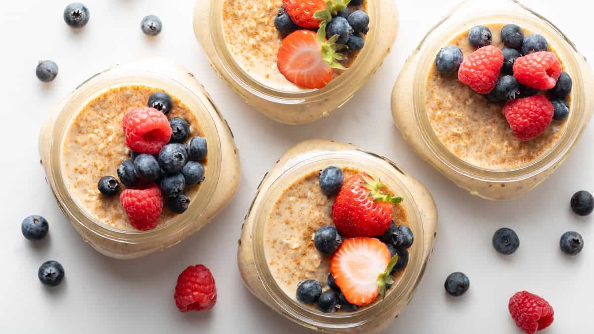 High Protein Overnight Oats - A Spicy Perspective